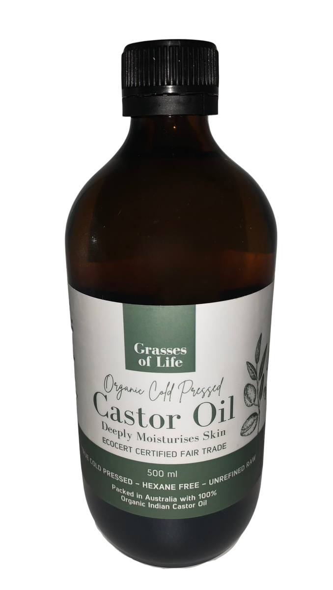 Grasses Of Life Certified Organic Castor Oil (Fair Trade Certified) 50 ...