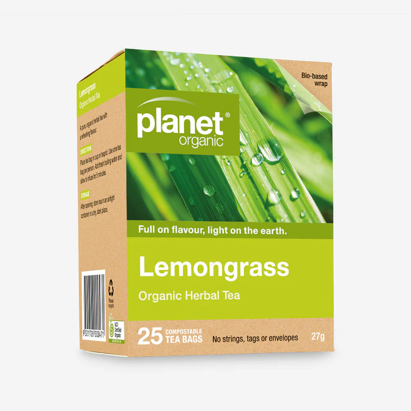 Planet Organic Lemongrass Tea 25 Bags – Misty Mountain Lifestyle Shop