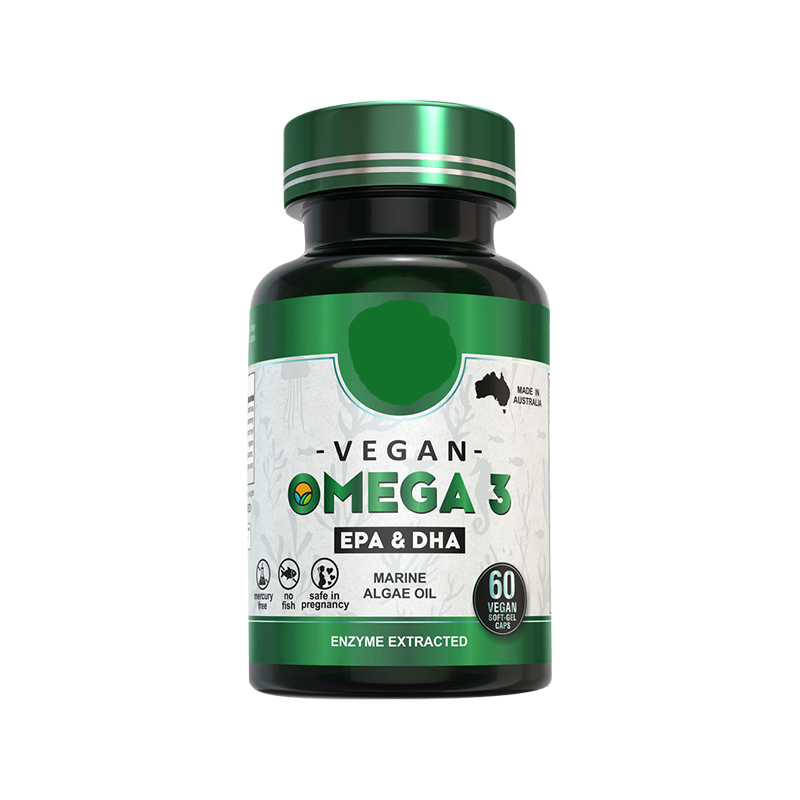 Therapeia Australia Vegan OMEGA 3 Marine Algae Oil 60 Caps – Misty ...