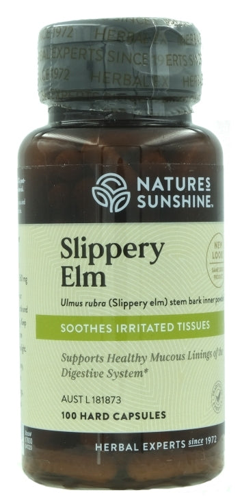 Natures Sunshine Slippery Elm Tablets 100 Capules – Misty Mountain ...